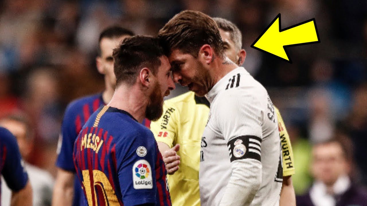 Vídeo mostra a primeira interação entre Sergio Ramos e Lionel Messi ...